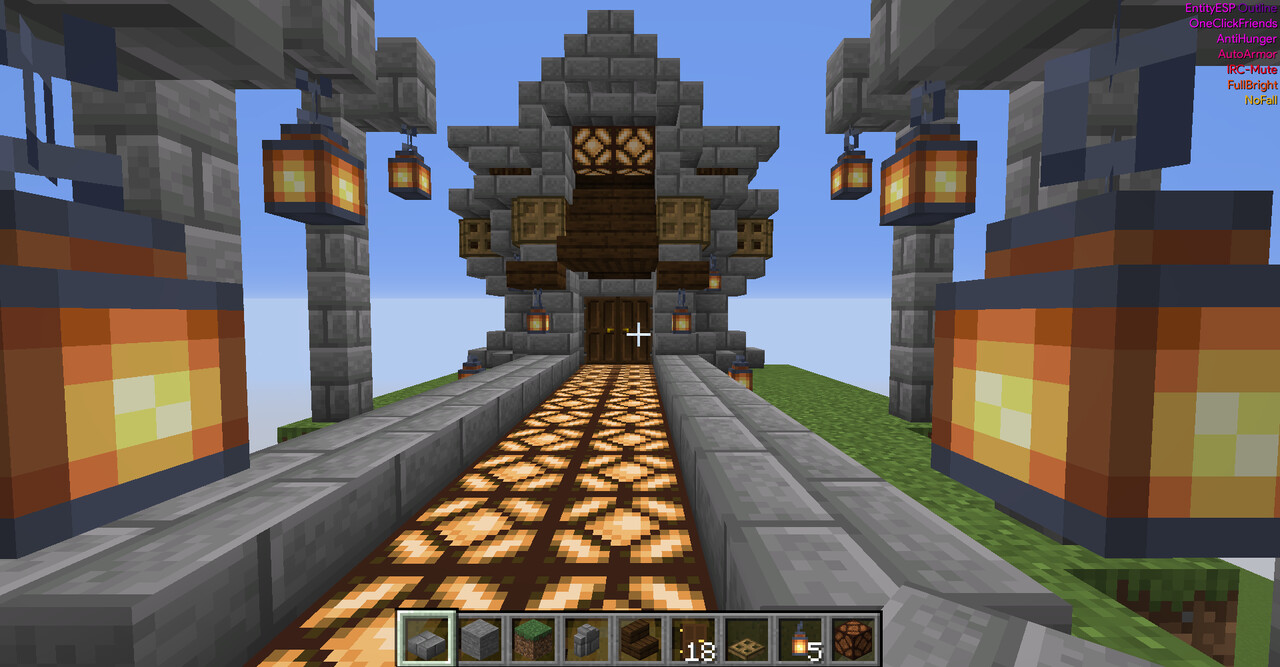 A random minehut hub Minecraft Map