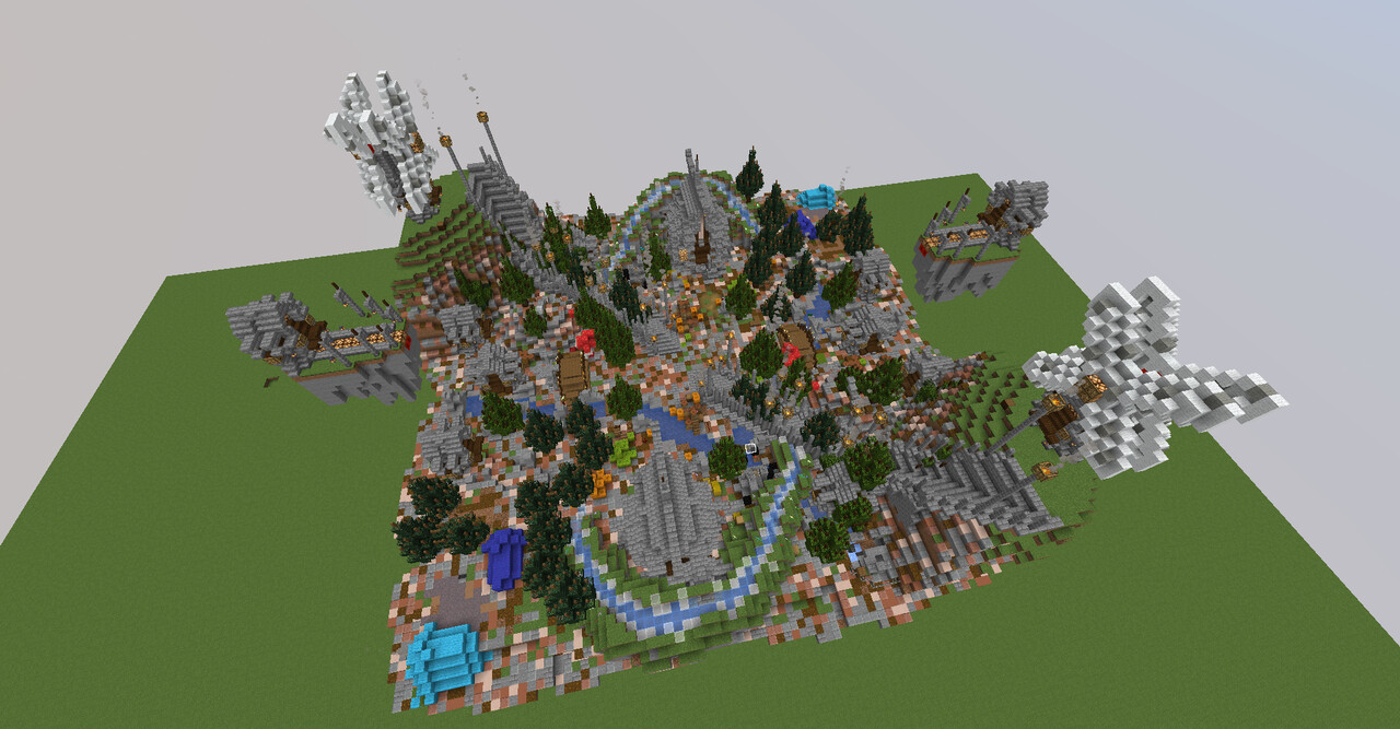 A random minehut hub Minecraft Map