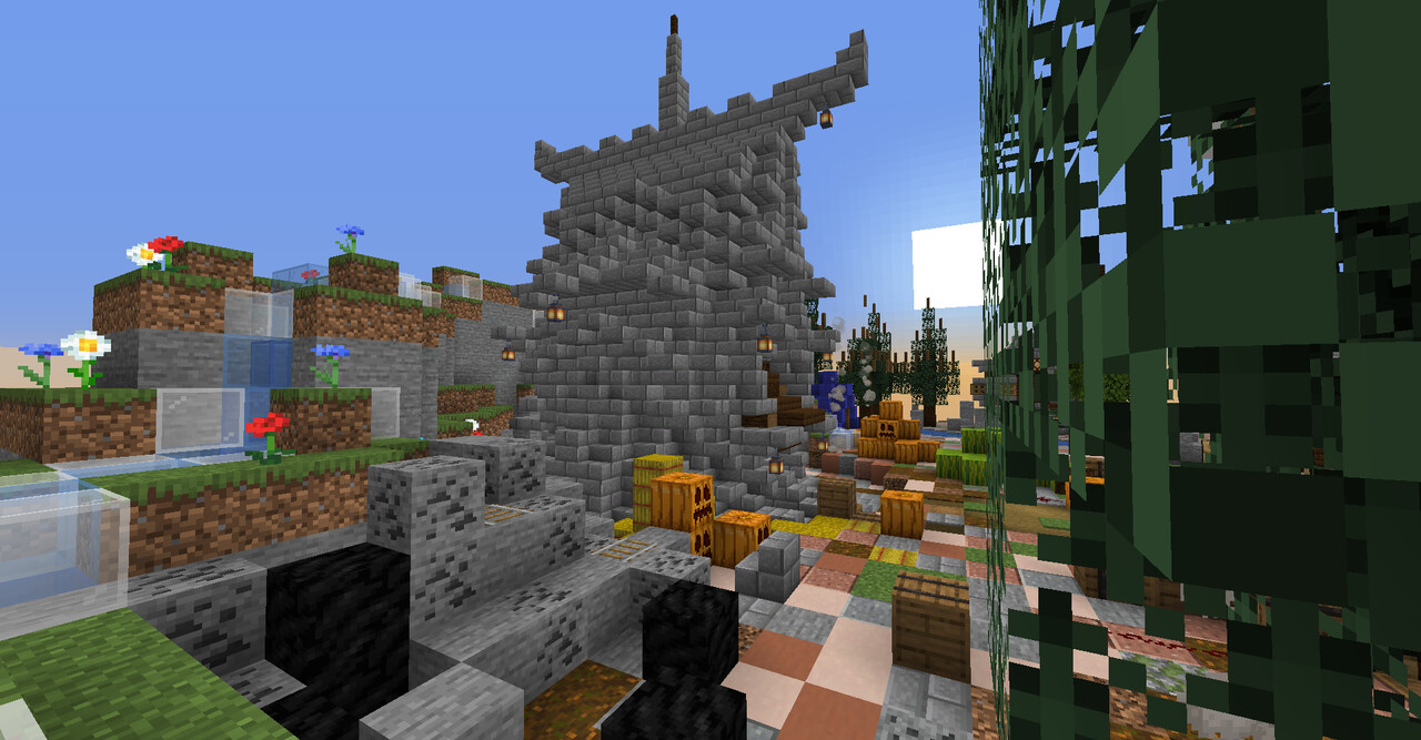 A random minehut hub Minecraft Map