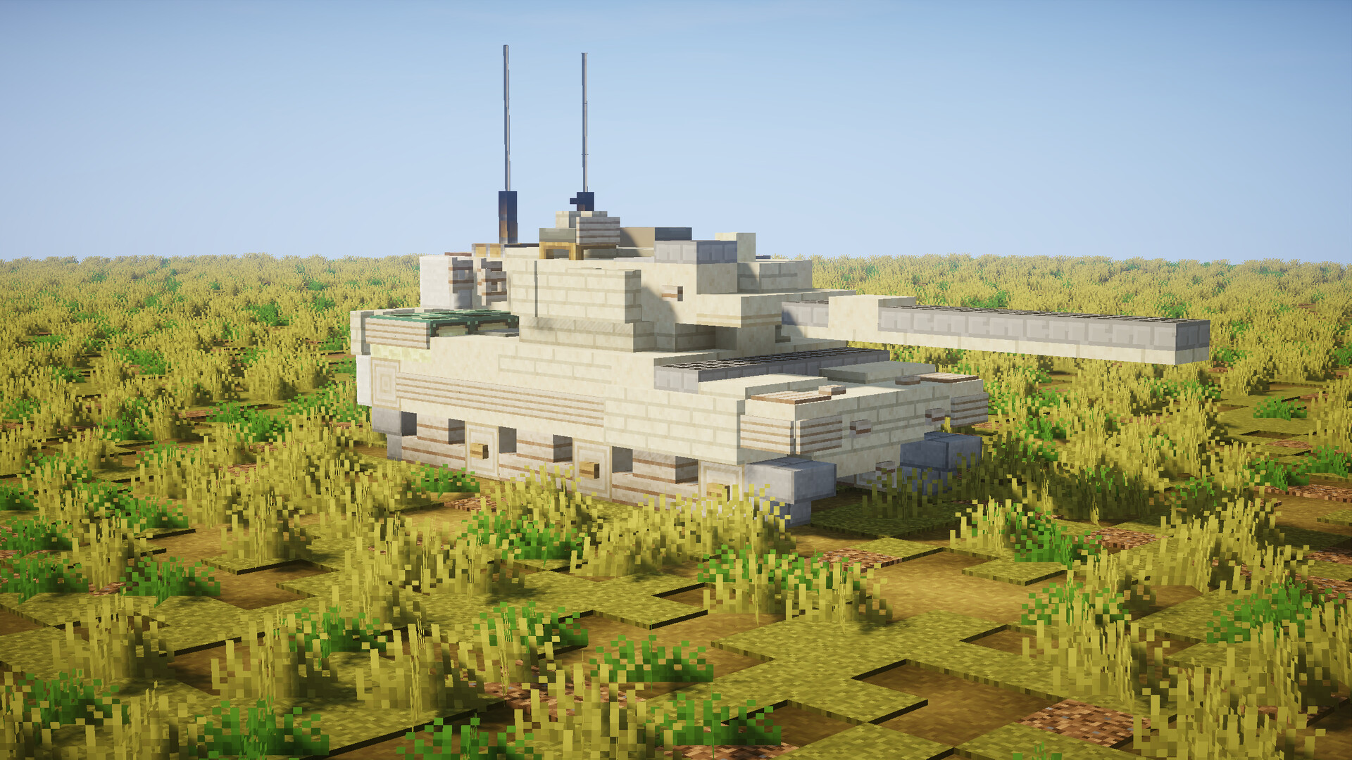 1,5:1 Leopard 2A7 MBT Minecraft Map
