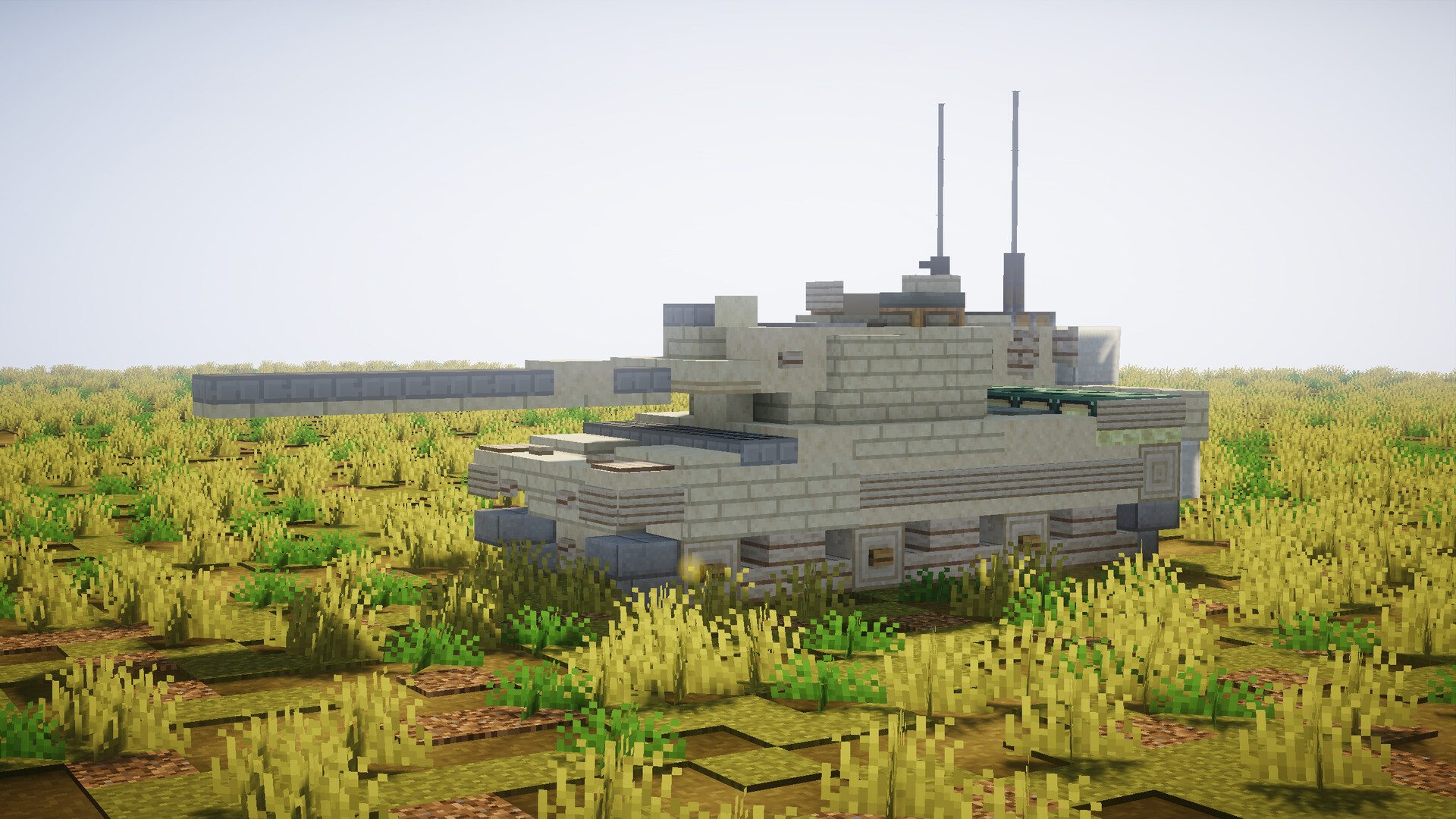 1,5:1 Leopard 2A7 MBT Minecraft Map