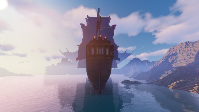 Dragon-Boat || Sailed by cruel villians Minecraft Map