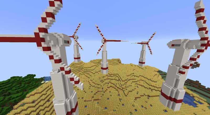 Wind Power Plant Minecraft Map