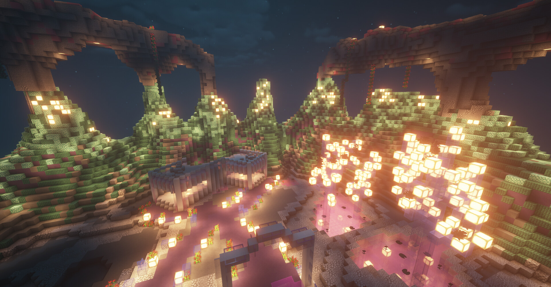 Sci-Fi | Fantasy | Ailen Themed Factions Spawn Minecraft Map