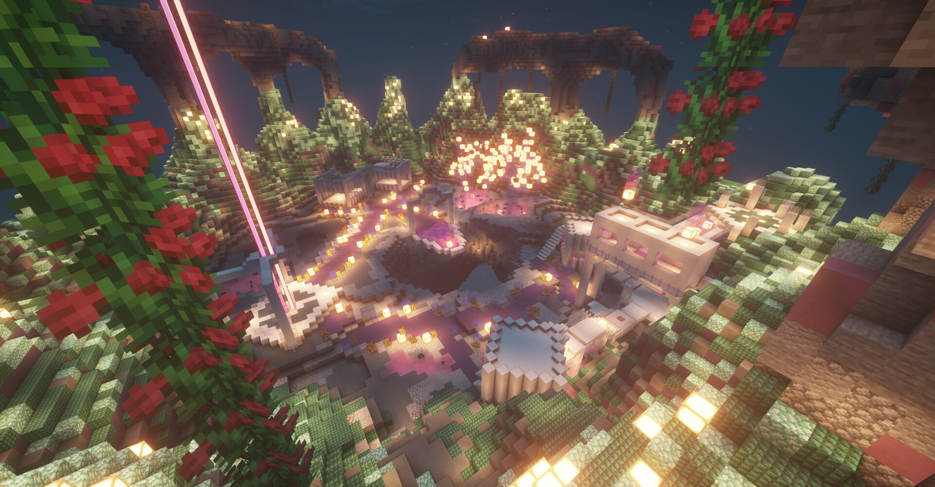 Sci-Fi | Fantasy | Ailen Themed Factions Spawn Minecraft Map