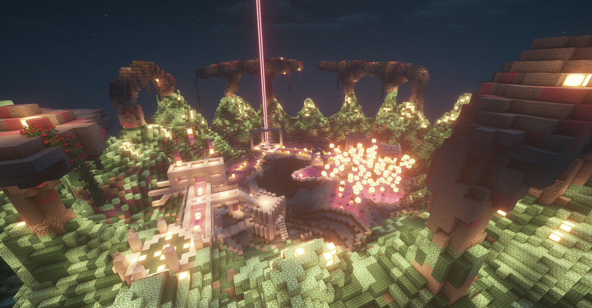 Sci-Fi | Fantasy | Ailen Themed Factions Spawn Minecraft Map