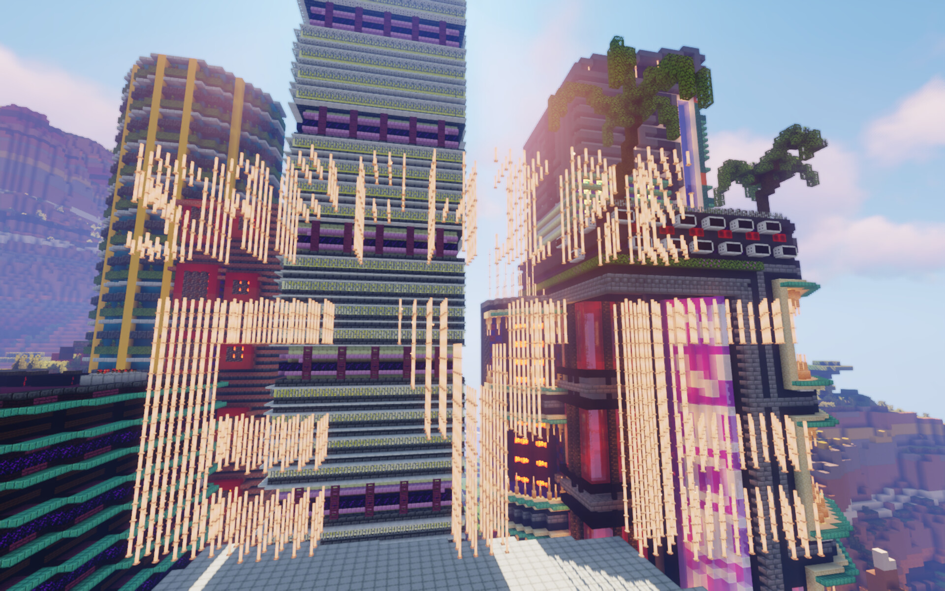 NVIDIA City[未来の都市] Minecraft Map