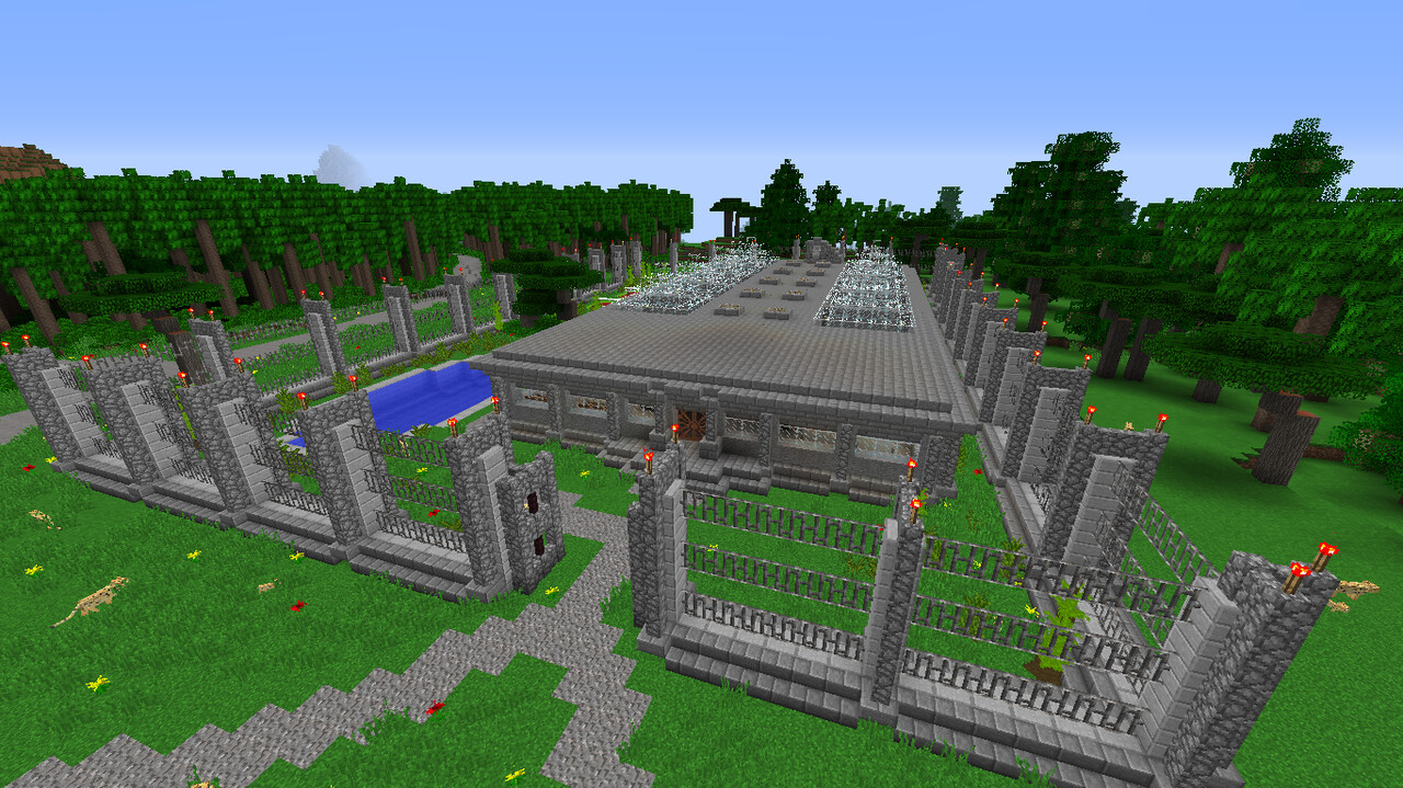 Jurassic Park Novel Canon Safari Lodge Minecraft Map