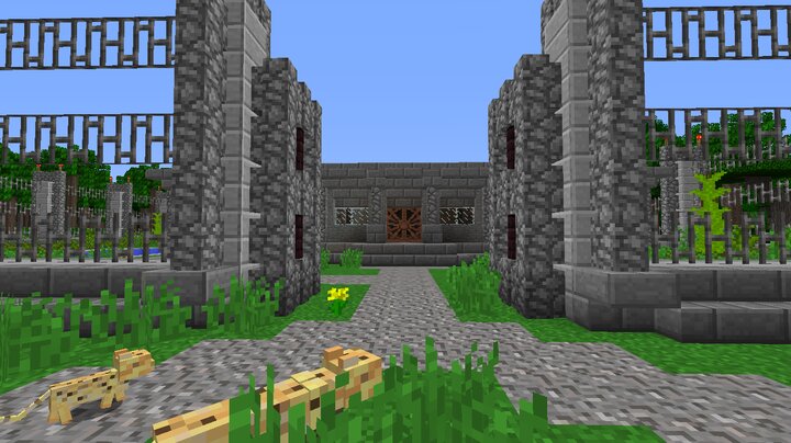 Jurassic Park Novel Canon Safari Lodge Minecraft Map