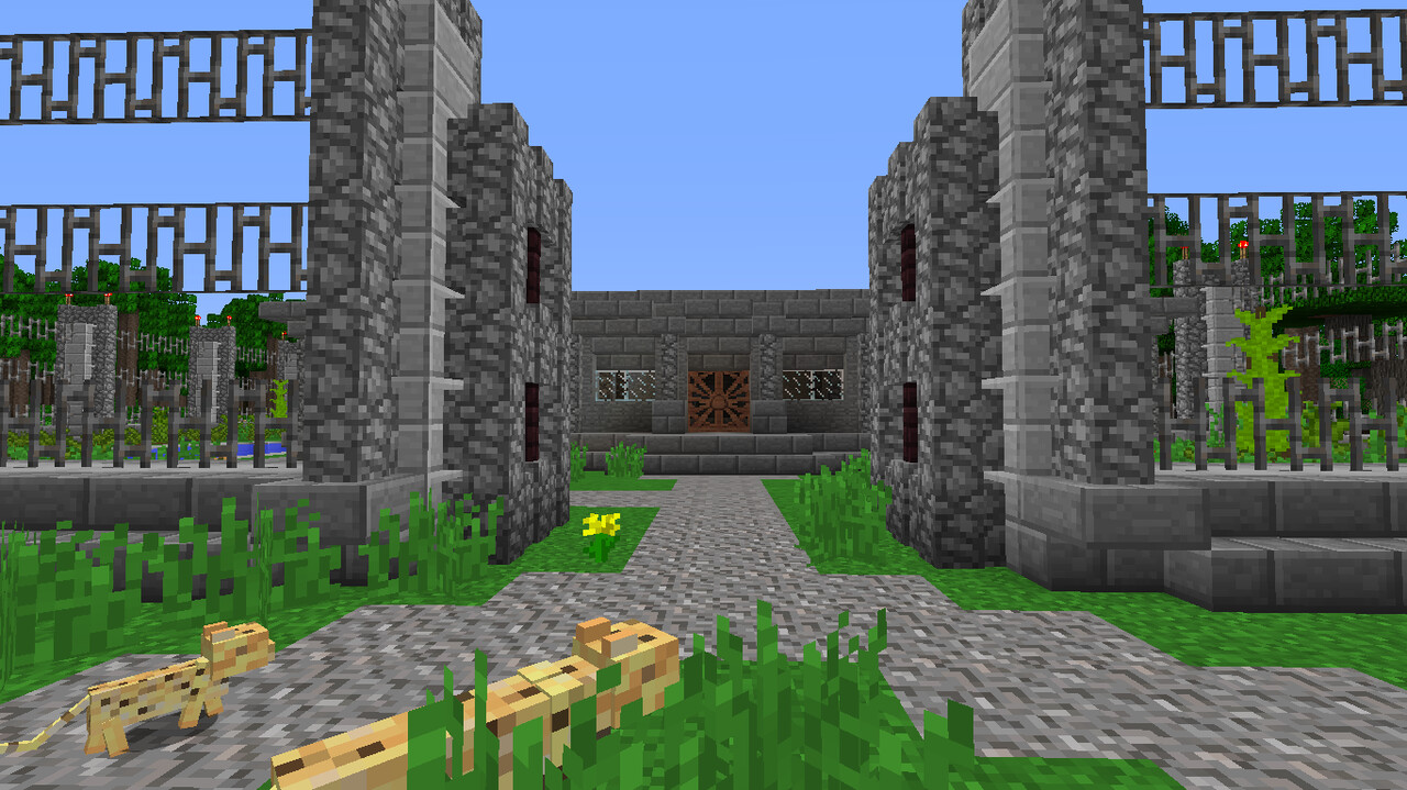 Jurassic Park Novel Canon Safari Lodge Minecraft Map