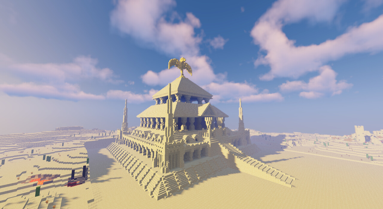 Egyptian Palace / Pyramid [IN PROGRESS] Minecraft Map