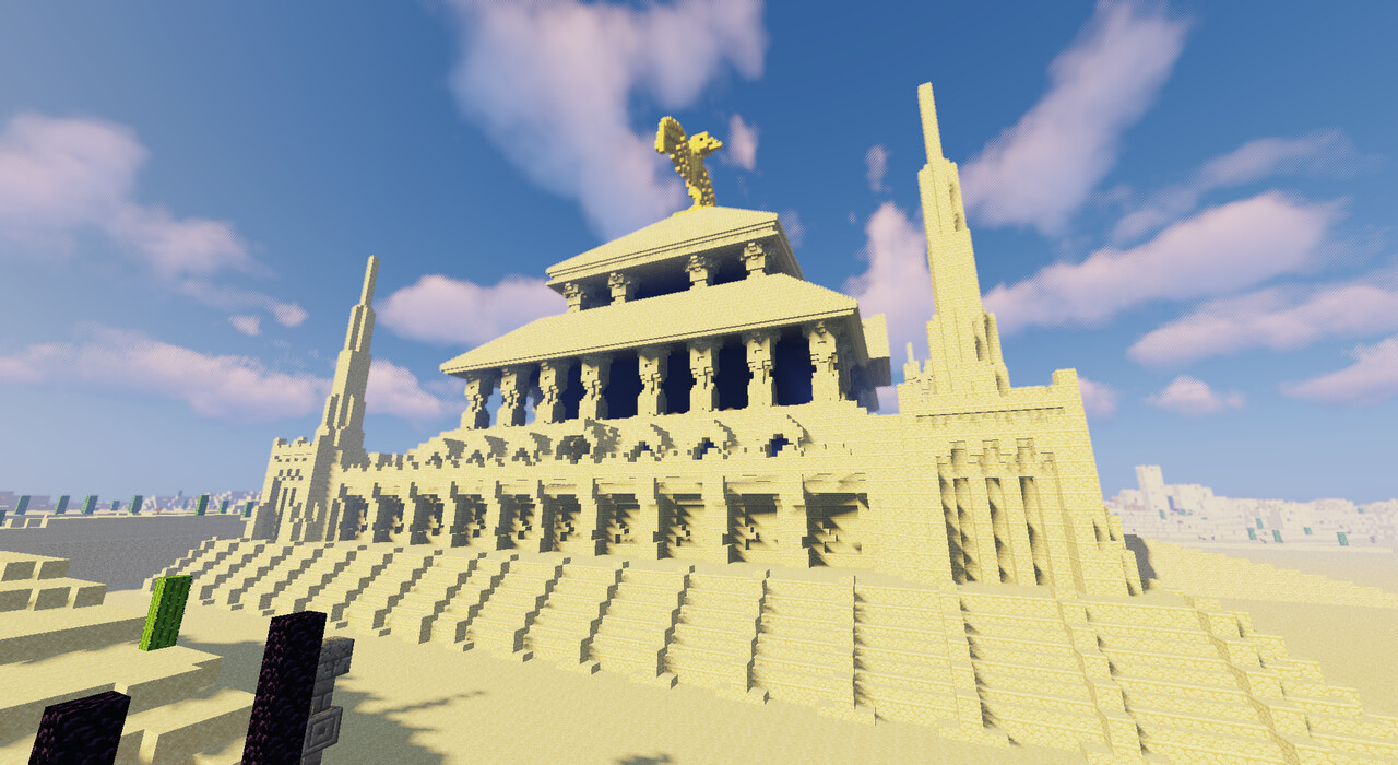 Egyptian Palace / Pyramid [IN PROGRESS] Minecraft Map