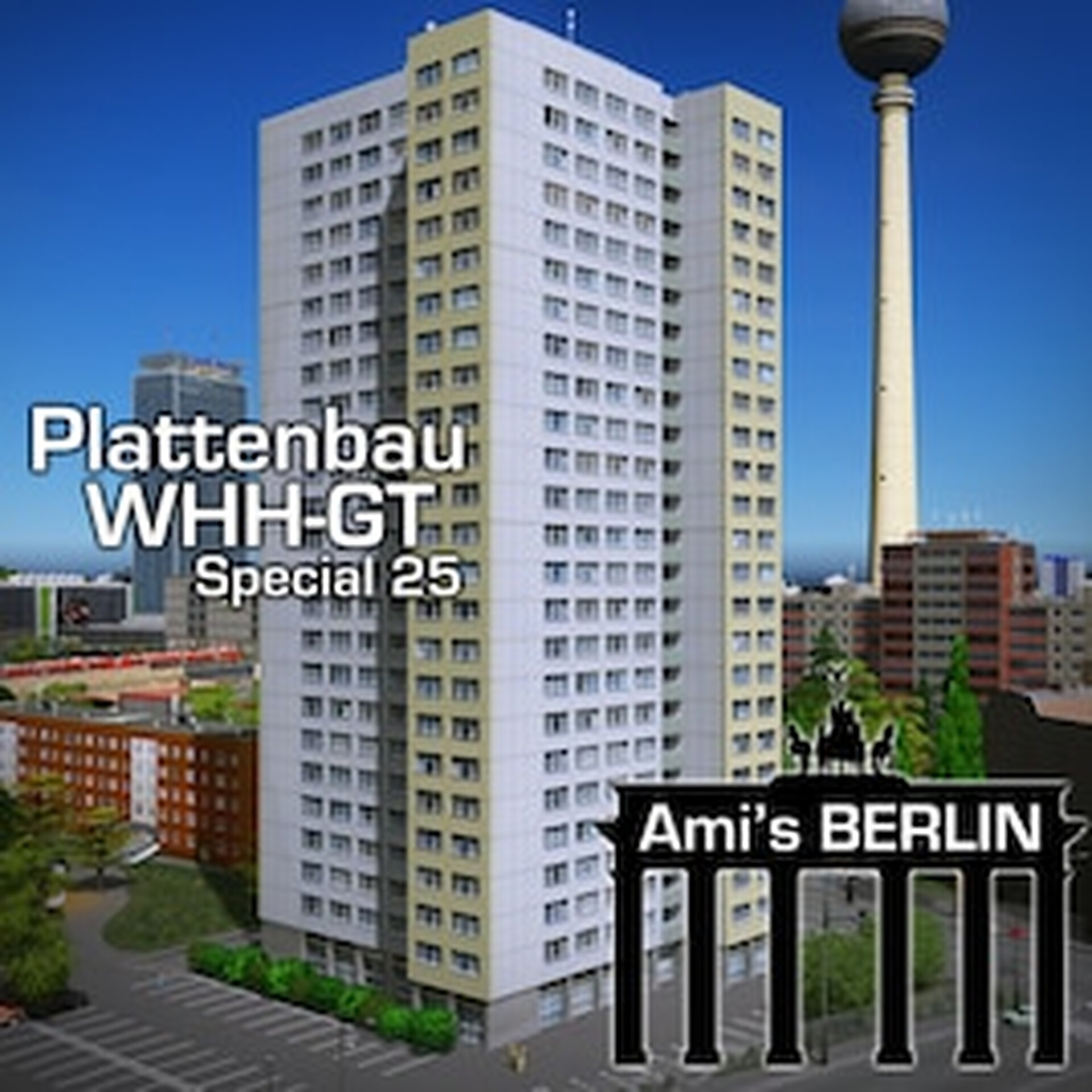 Berlin-Apartments-Plattenbau-WHH-GT25 Minecraft Map