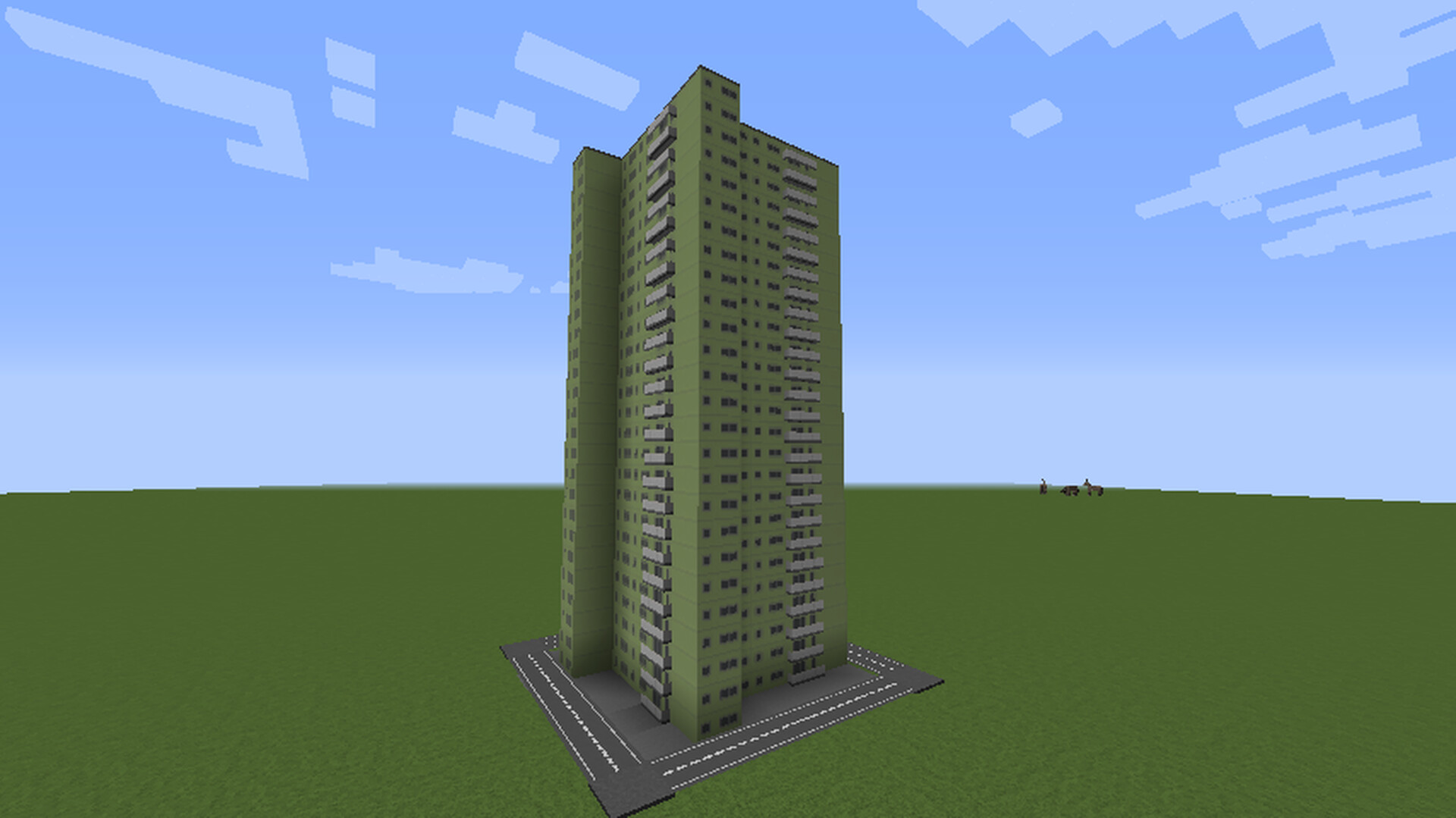 Berlin-Apartments-Plattenbau-WHH-GT25 Minecraft Map