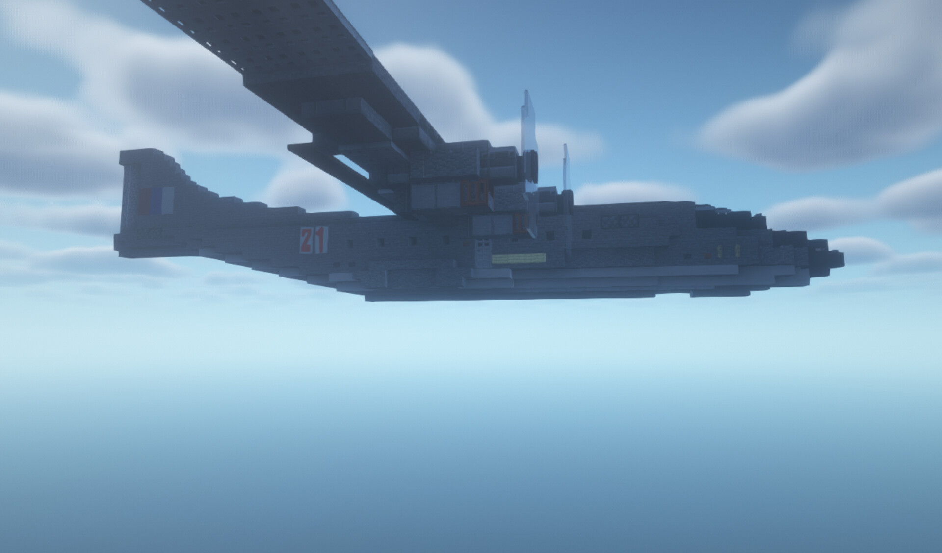 Antonov AN-12 (1.5:1) - Soviet Transport Aircraft Minecraft Map