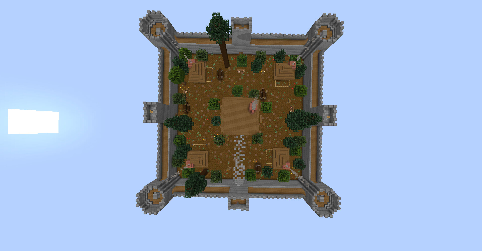 Castle Paintball Minecraft Map