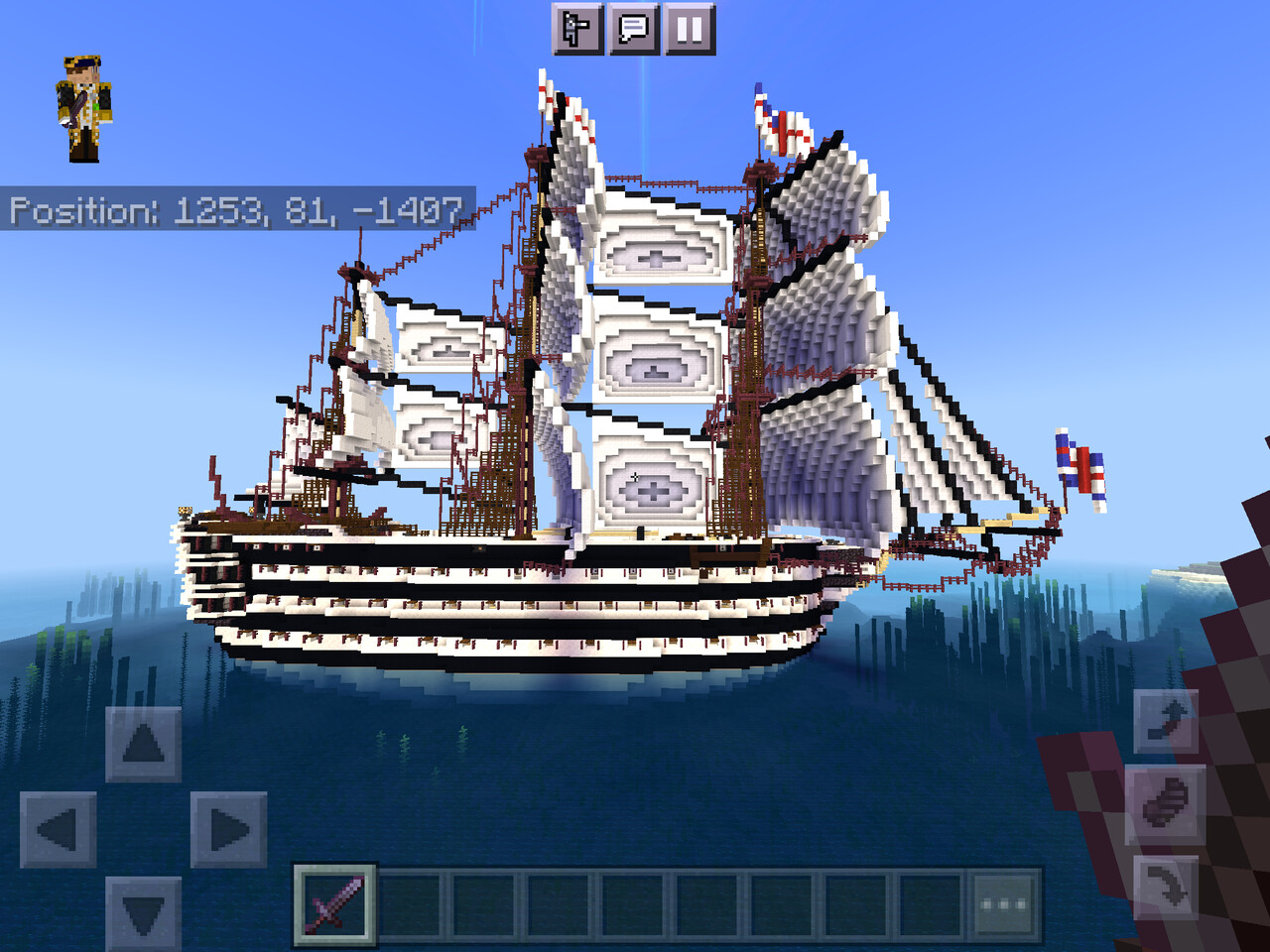 HMS VICTORY OVER THE YEARS Minecraft Map