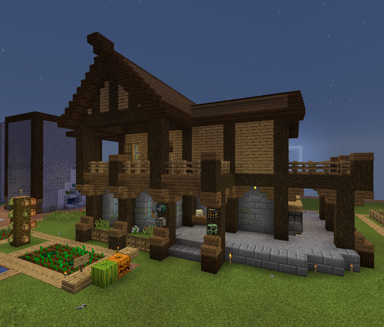 Big Medieval House Minecraft Map