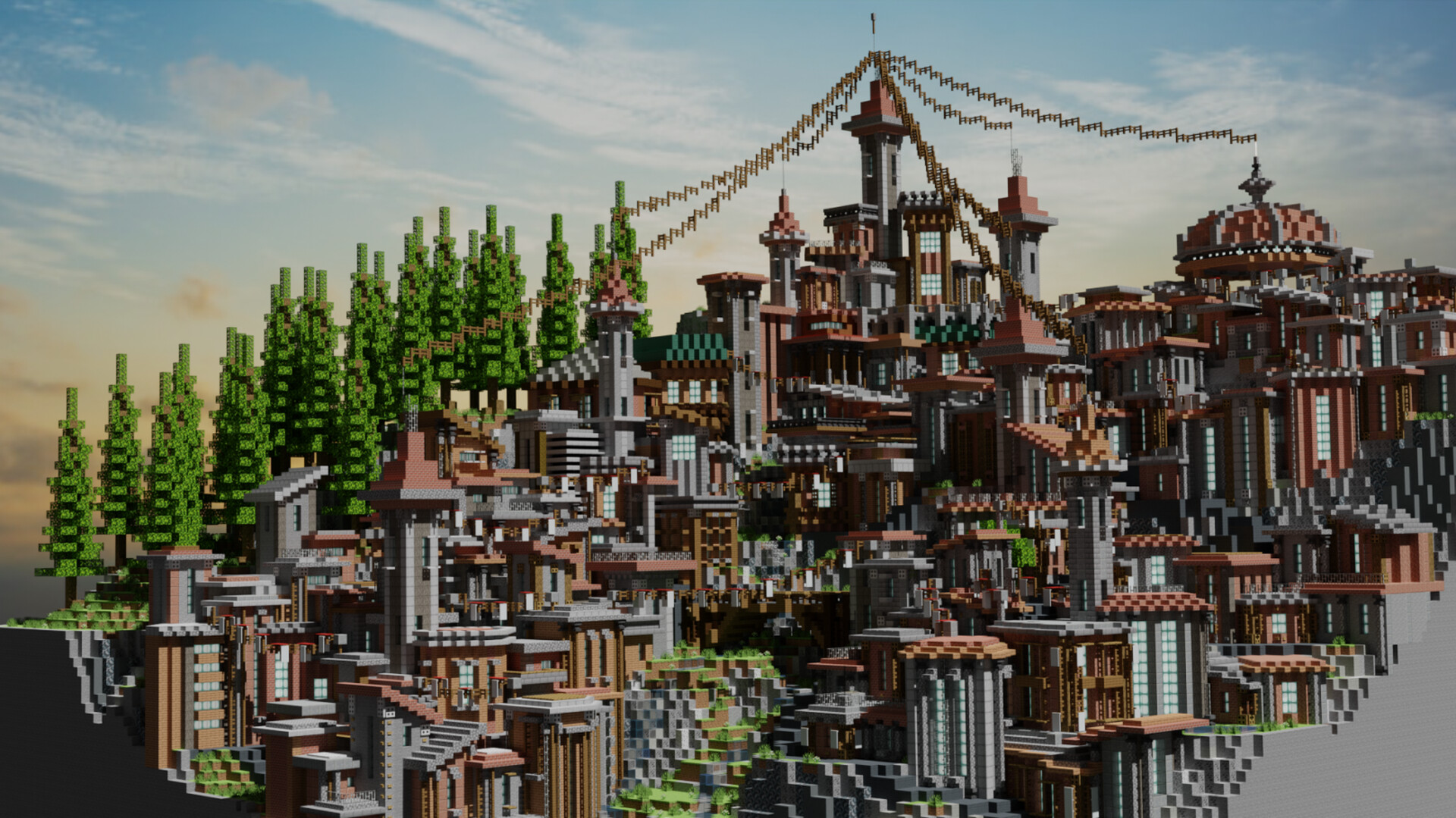 Rustic City Centre | Aderlyon Build Team Minecraft Map