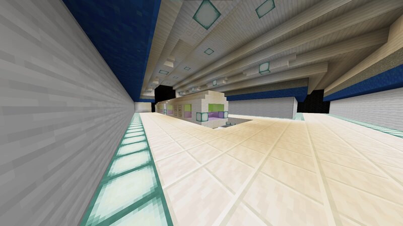 Futuristic Train + Station Minecraft Map