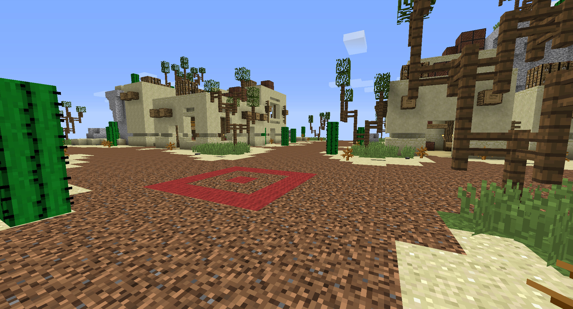Desert Village KOTH [100x100] Minecraft Map