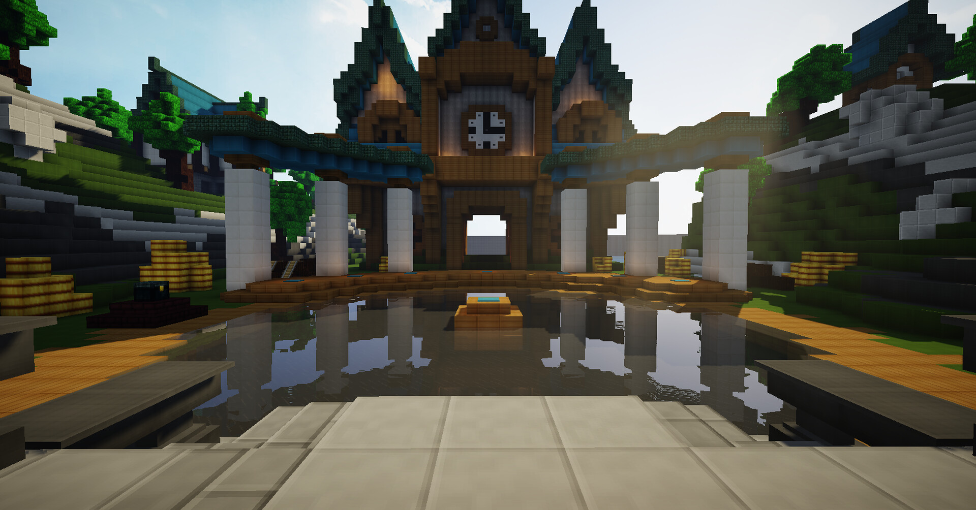Medieval Lobby RedrDevBuilds Free Minecraft Map