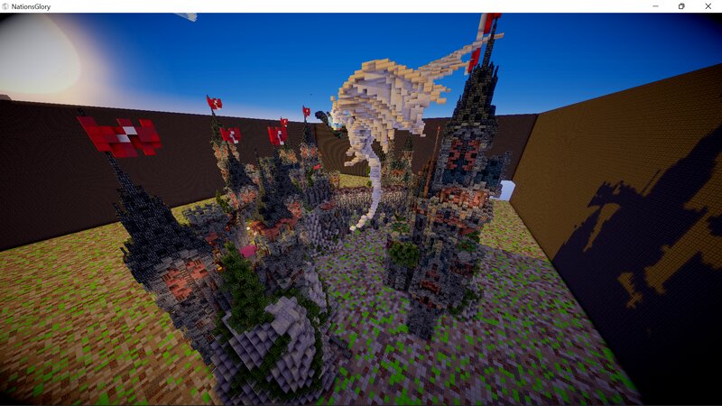 Castle with Dragons Minecraft Map