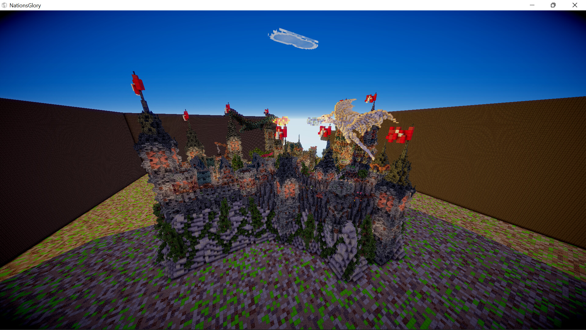 Castle with Dragons Minecraft Map