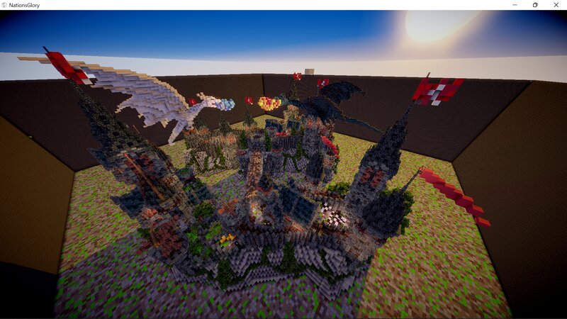 Castle with Dragons Minecraft Map