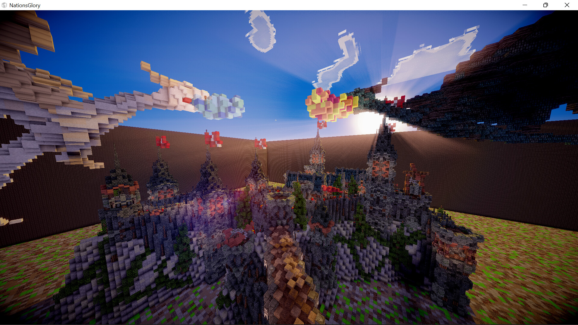 Castle with Dragons Minecraft Map