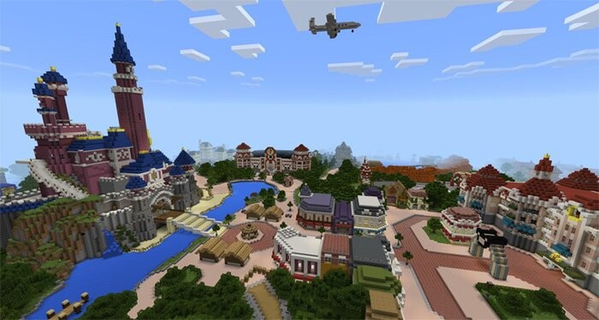 Walt Disney Park Minecraft Map