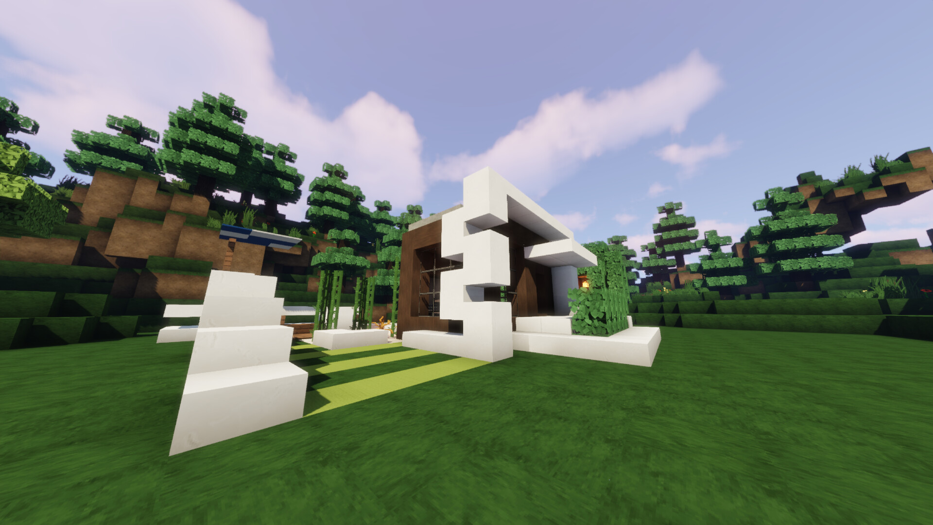 Small Modern House Minecraft Map