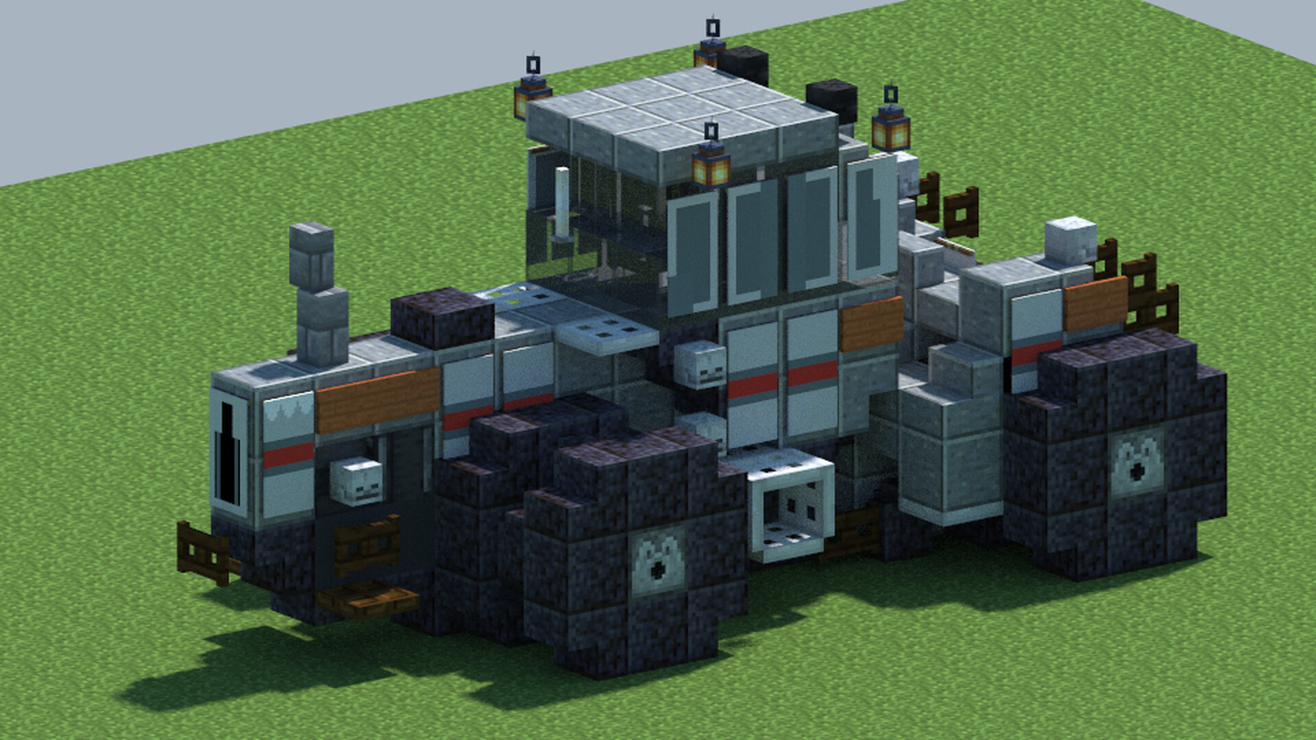 White 4-270, 4WD tractor [With Download] Minecraft Map