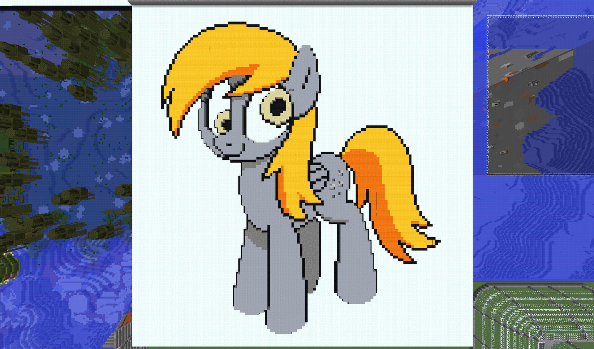 Derpy Hooves Map Art Minecraft Map