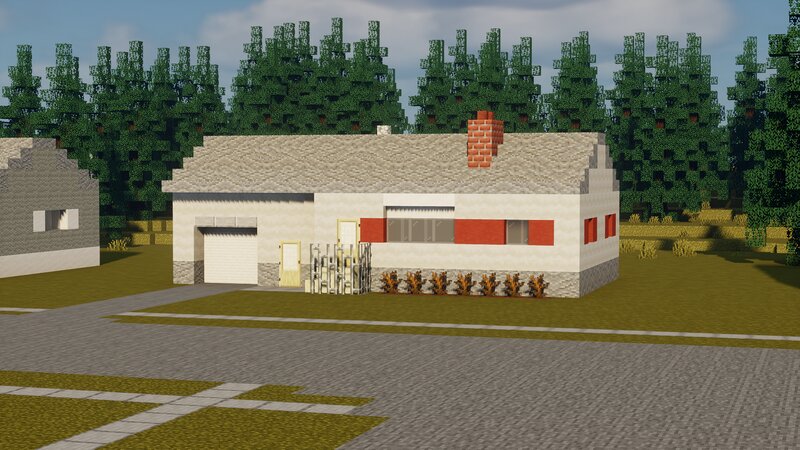 Realistic Post-War Ranch Houses - Vermont, 1957 Minecraft Map