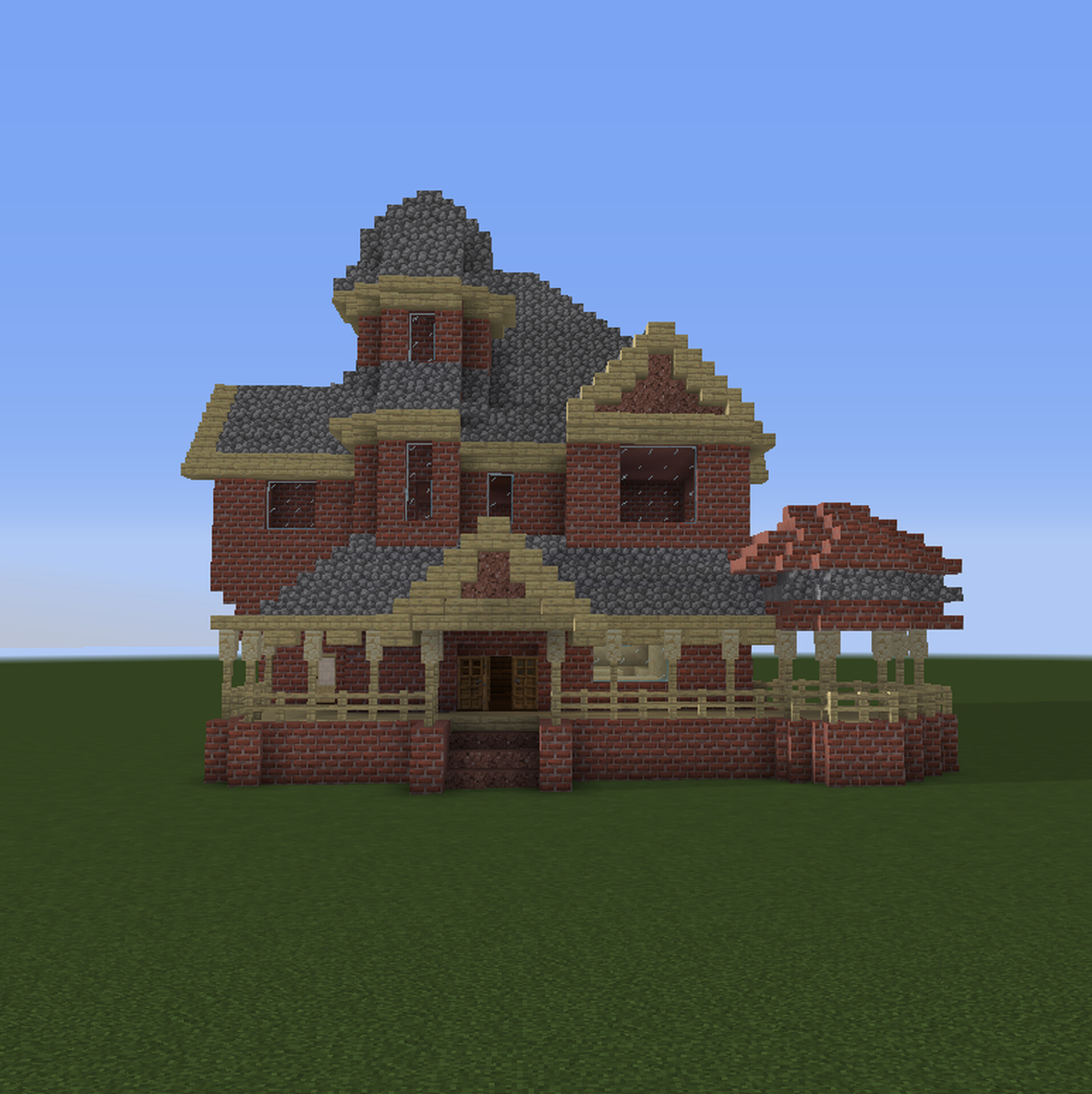 Victorian Style Brick House Minecraft Map