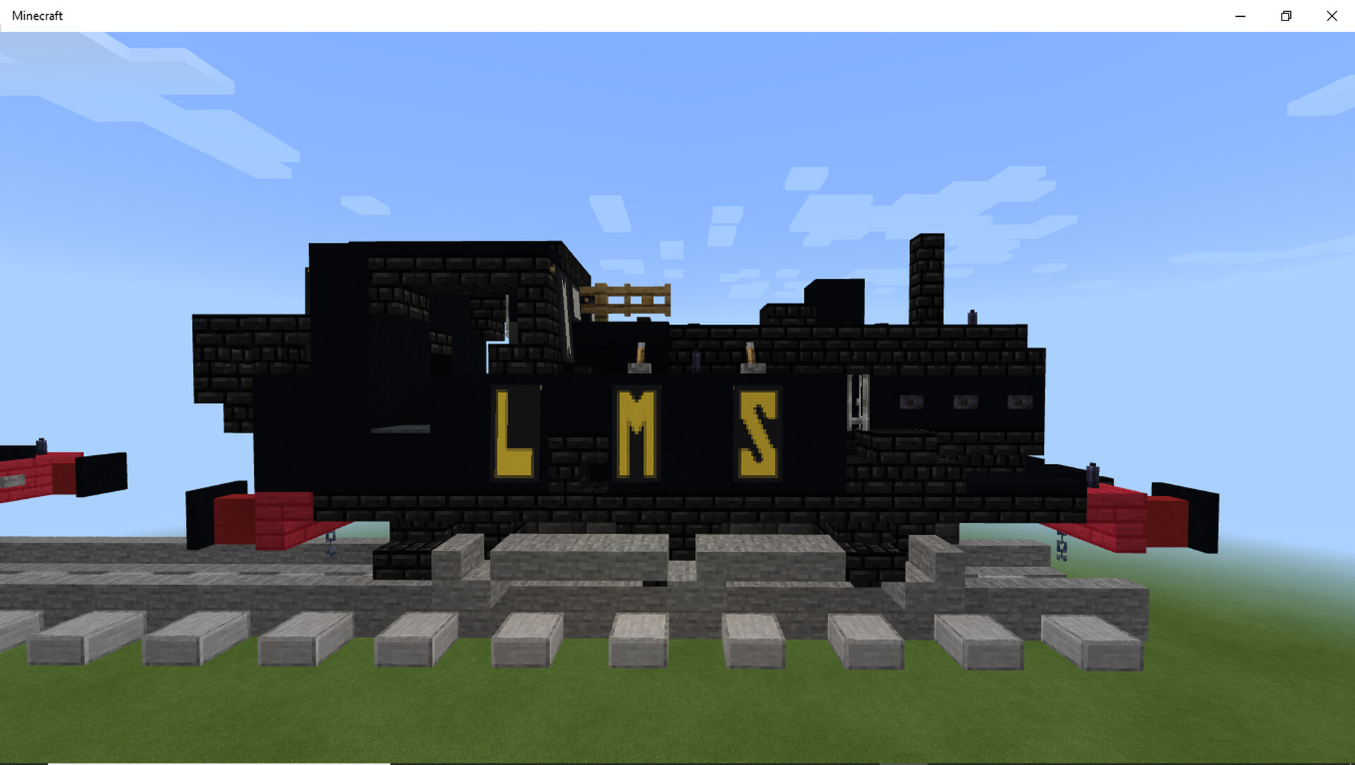 LMS Fowler Class 3F "Jinty" in LMS Red and LMS Black Minecraft Map