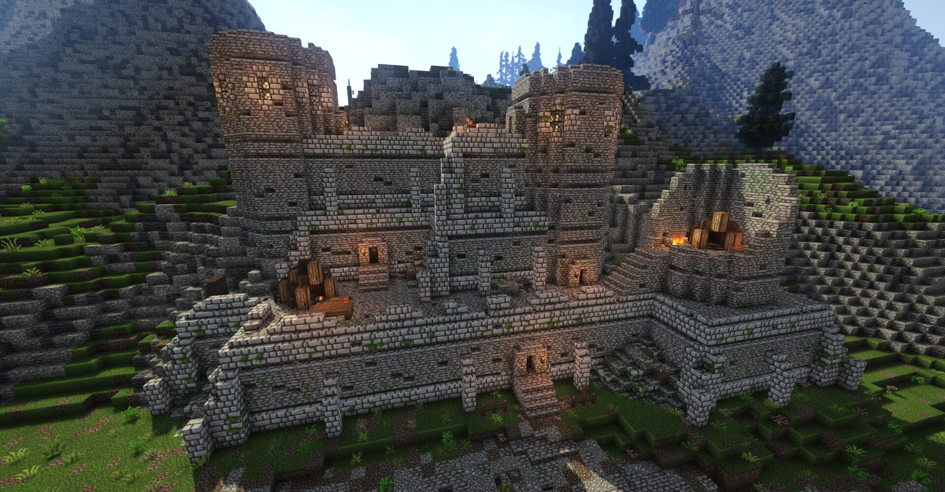 Broken Tower Redoubt (Skyrim TES) Minecraft Map