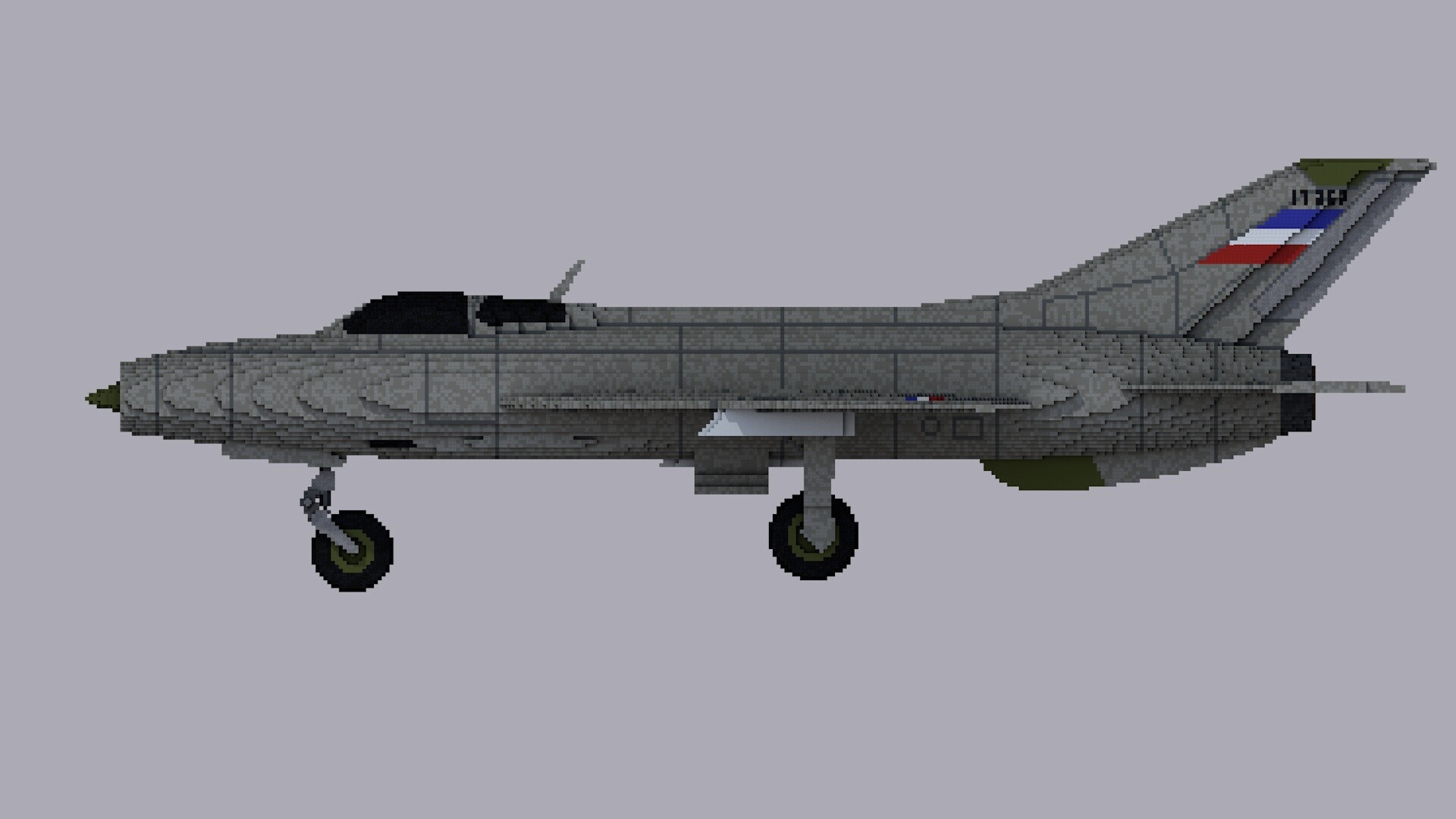 MiG-21 F-13 Minecraft Map