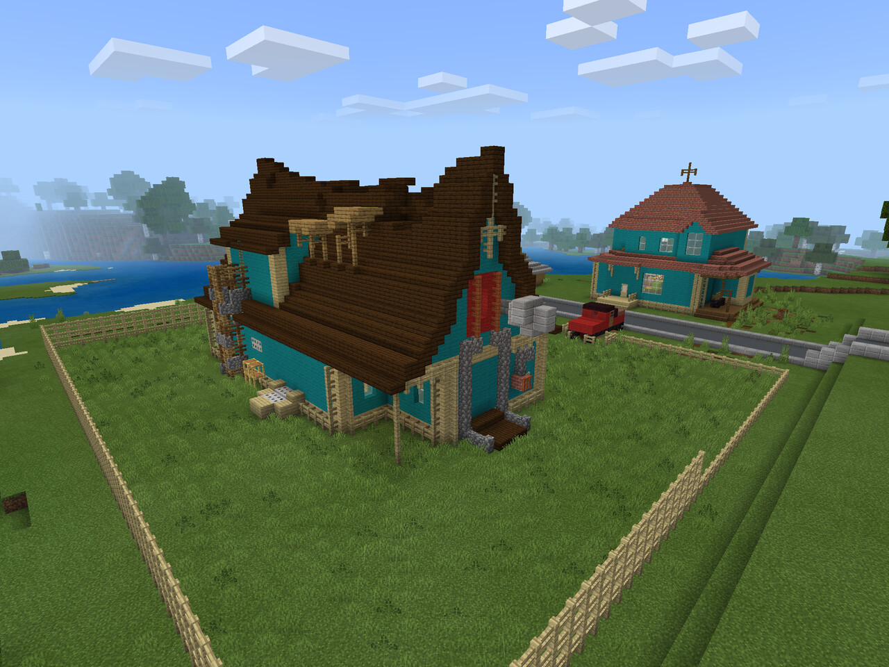 Hello Neighbor Act 1 in Minecraft! (New Secret ending only in the books ...