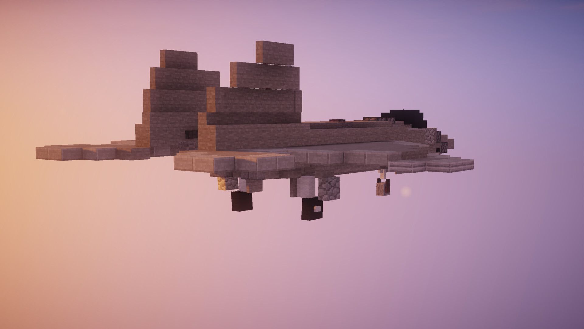 1,5:1 Lockheed Martin F-22 Raptor Minecraft Map