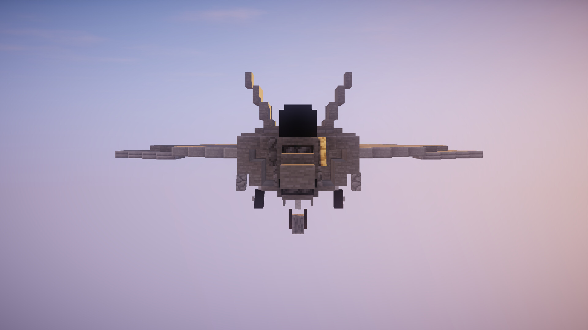 1,5:1 Lockheed Martin F-22 Raptor Minecraft Map