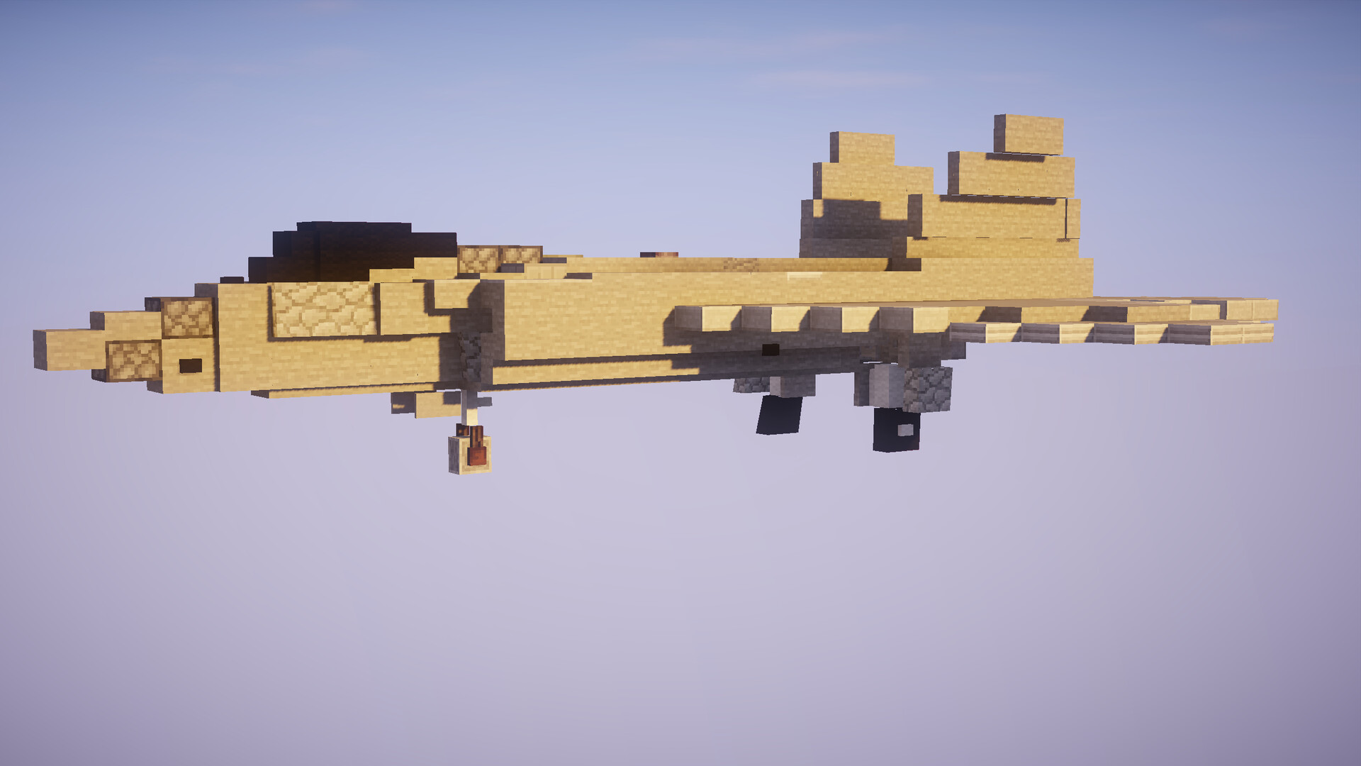 1,5:1 Lockheed Martin F-22 Raptor Minecraft Map