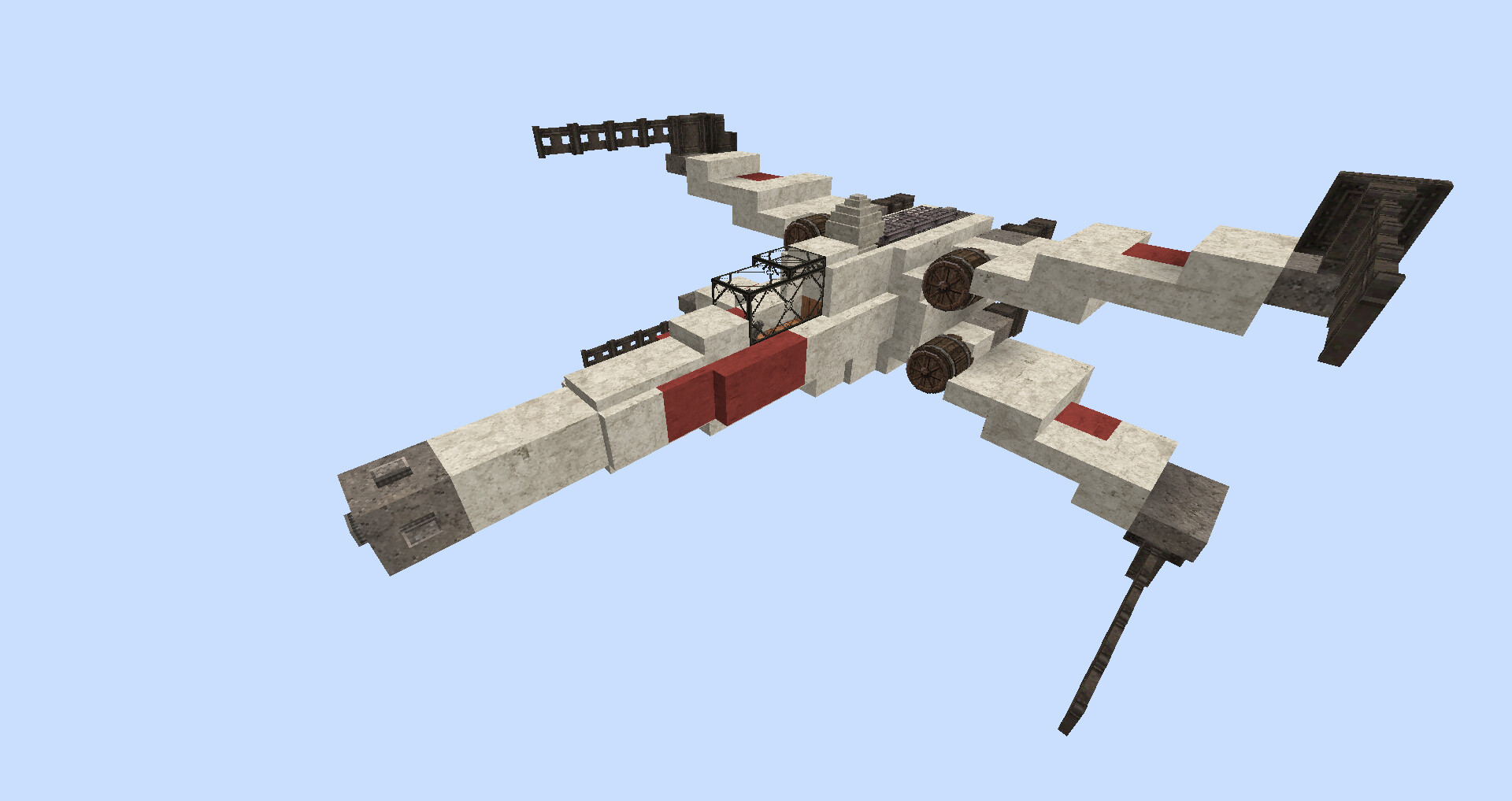 Star Wars X-Wing With Download #WeAreConquest Minecraft Map