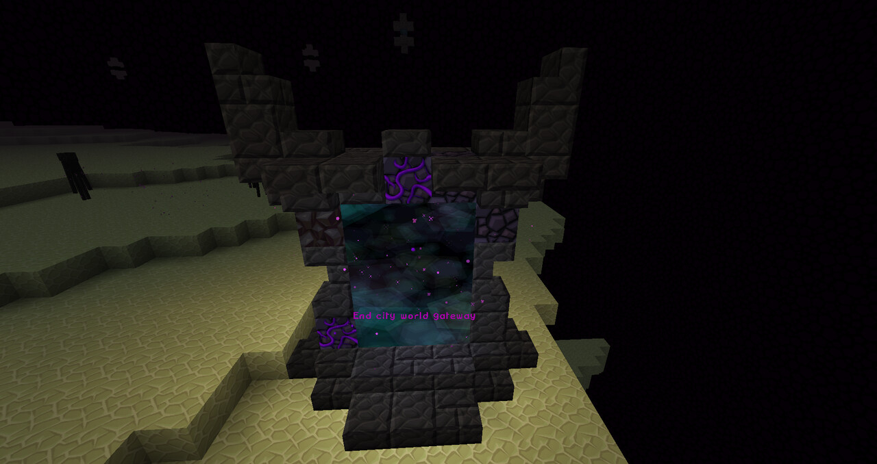 End VERTICAL Gateway /portal/ by Scrwy Minecraft Map