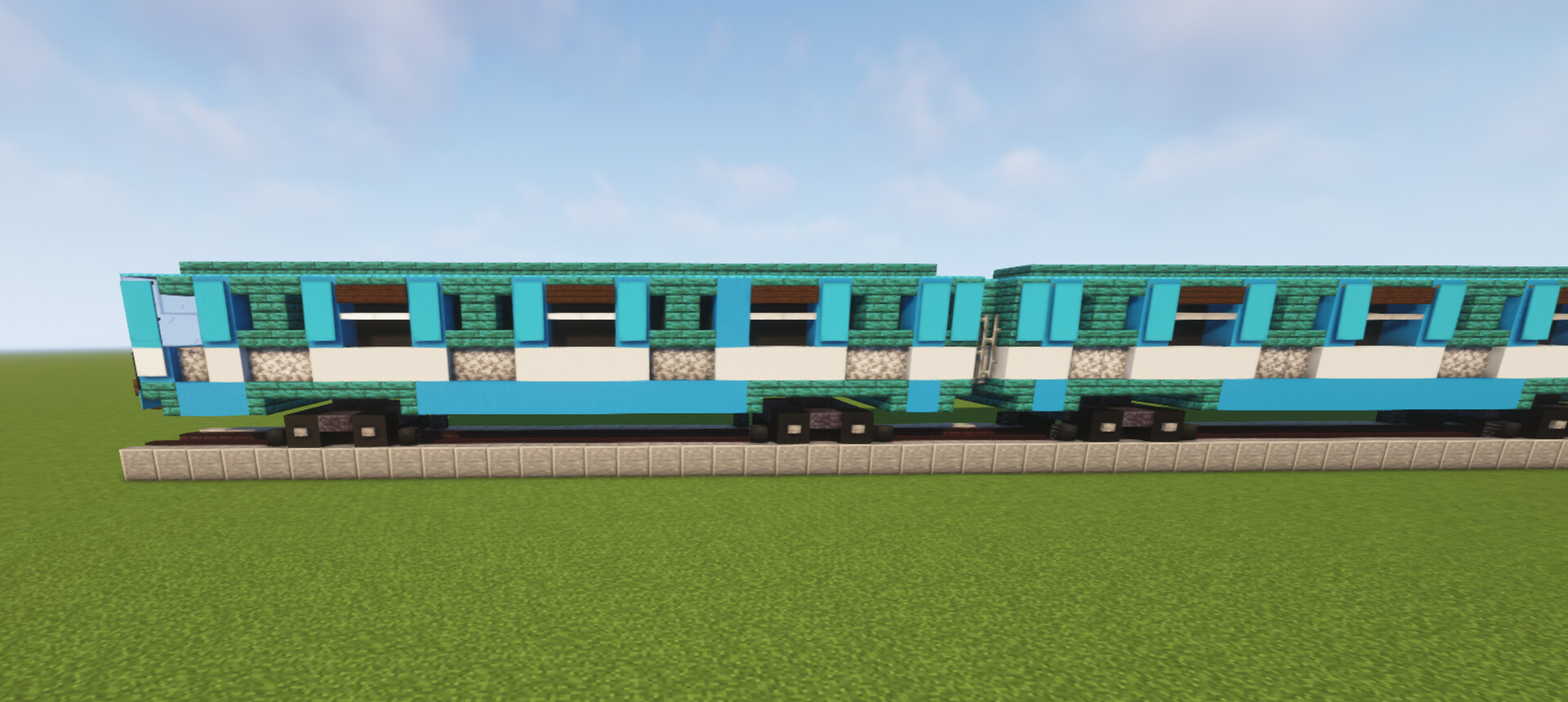 Metro train Minecraft Map