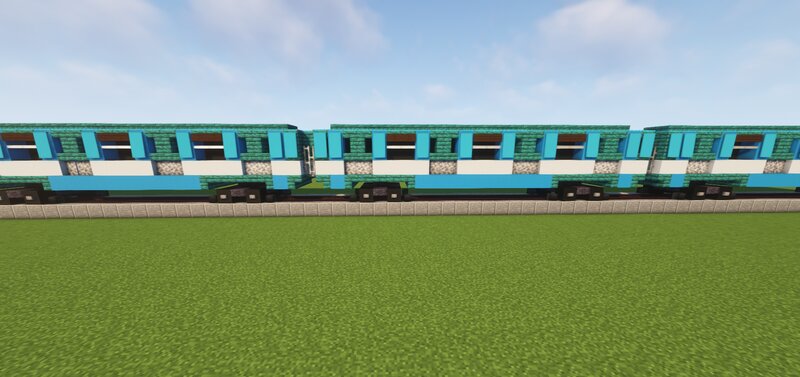 Metro train Minecraft Map