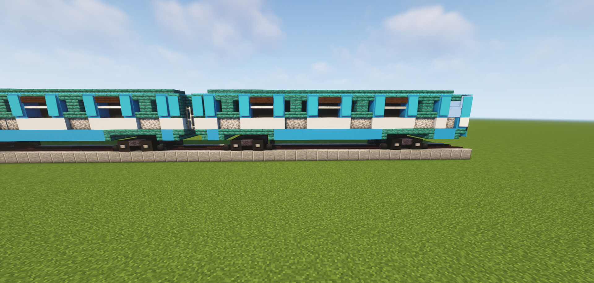 Metro train Minecraft Map