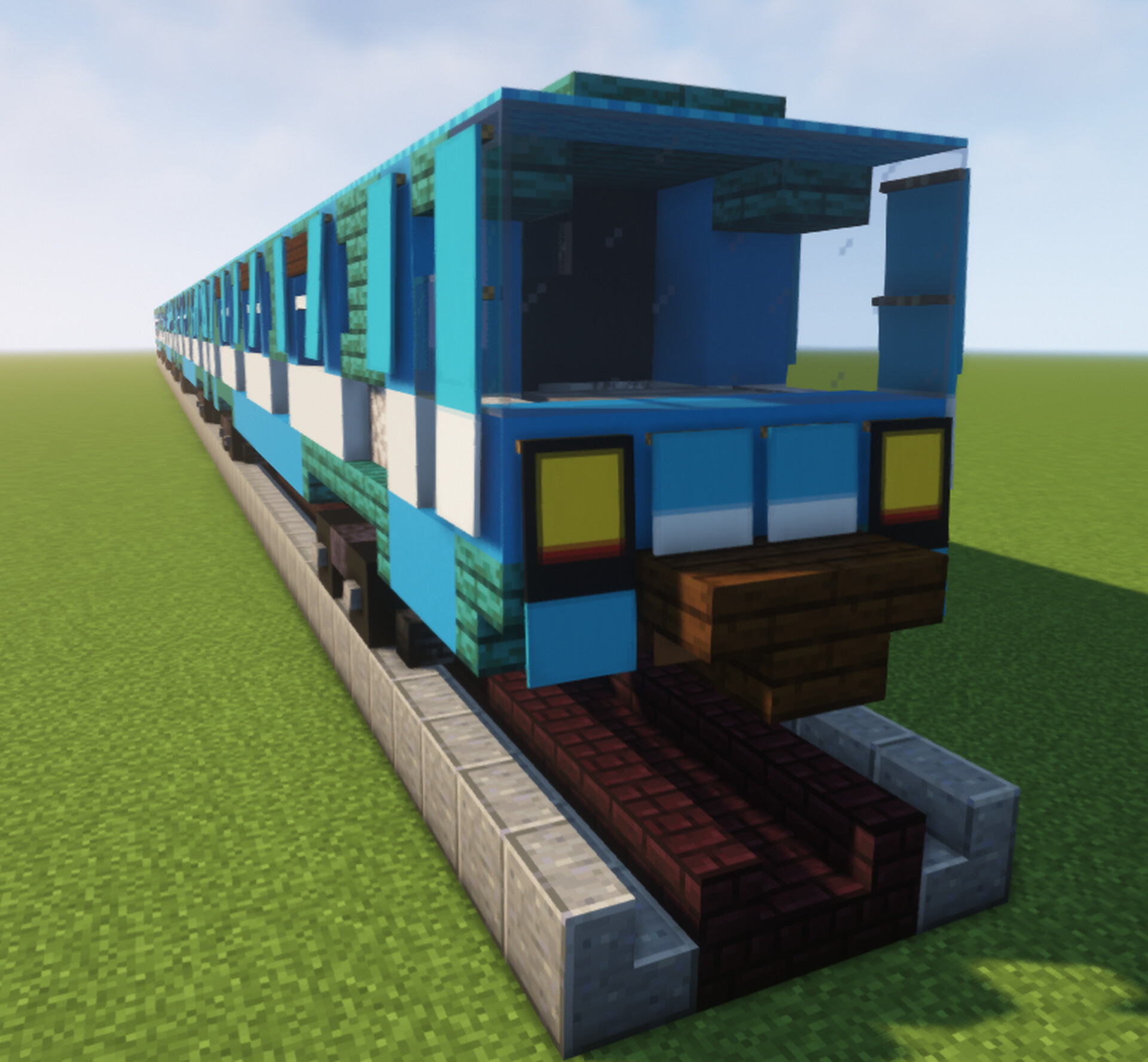 Metro train Minecraft Map