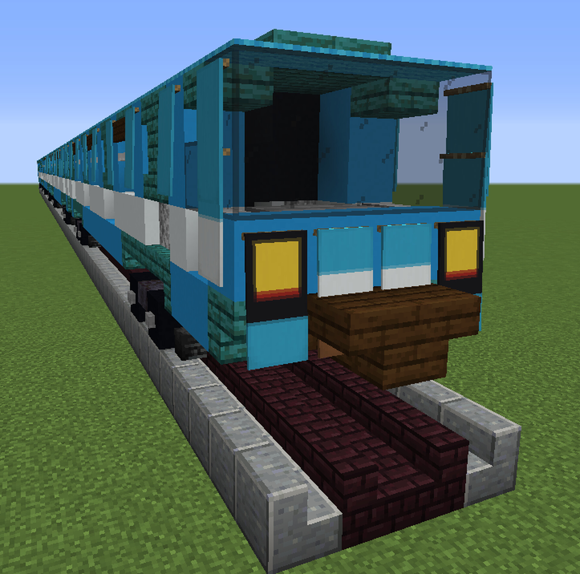 Metro train Minecraft Map